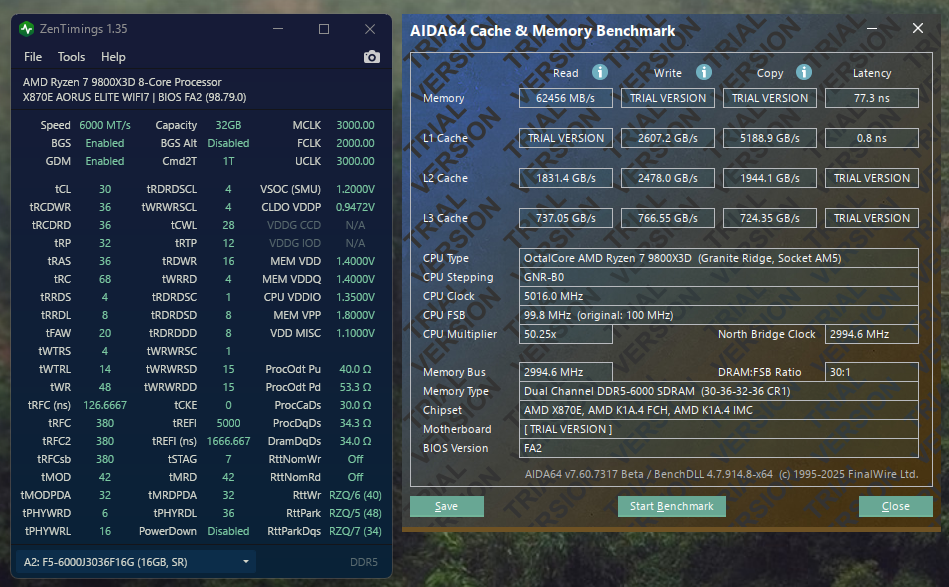9800X3D RAM buying guide by Buildzoid | Page 7 | Overclockers UK Forums